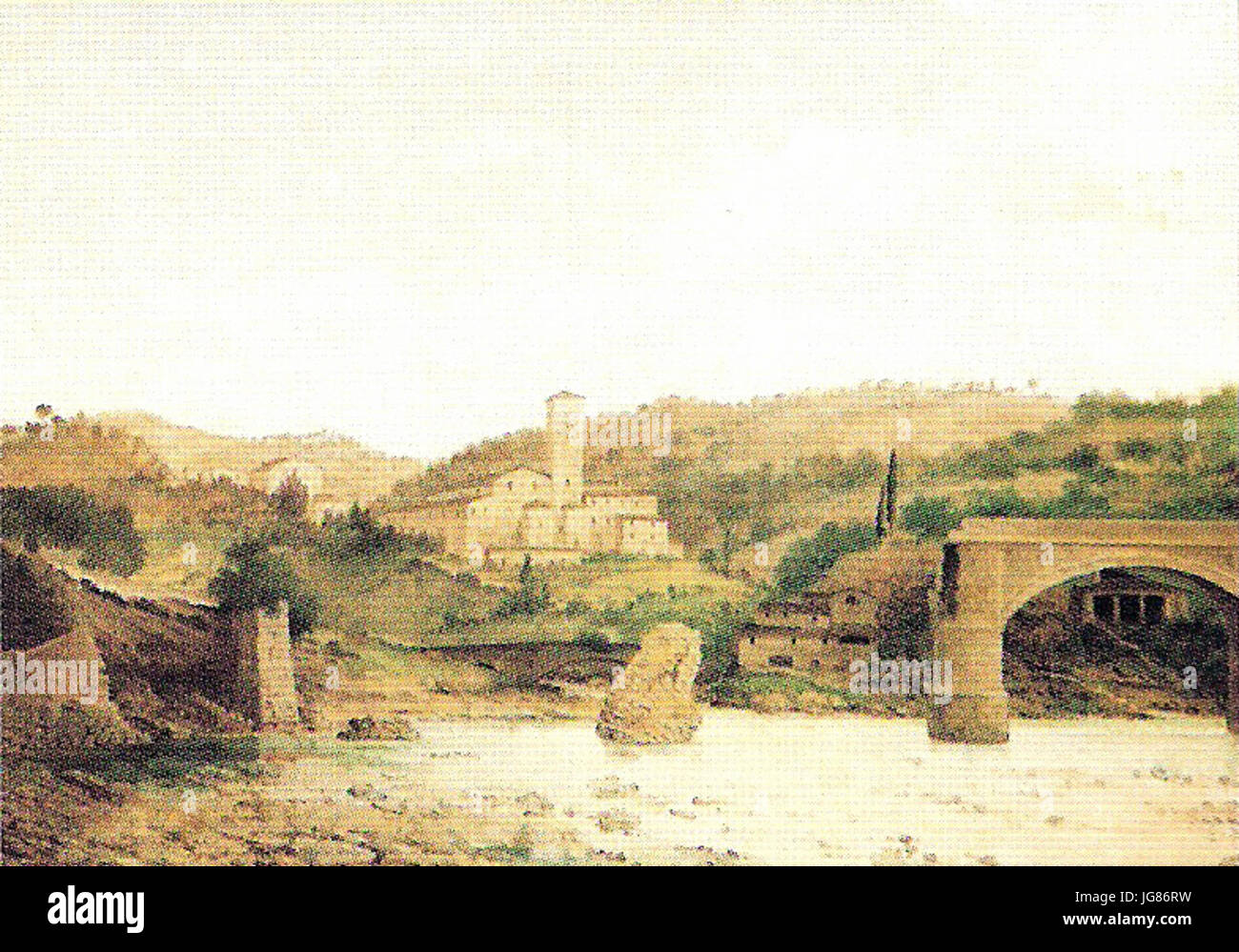 View of Ancient Florence by Fabio Borbottoni 1820-1902 284 9 Stock ...