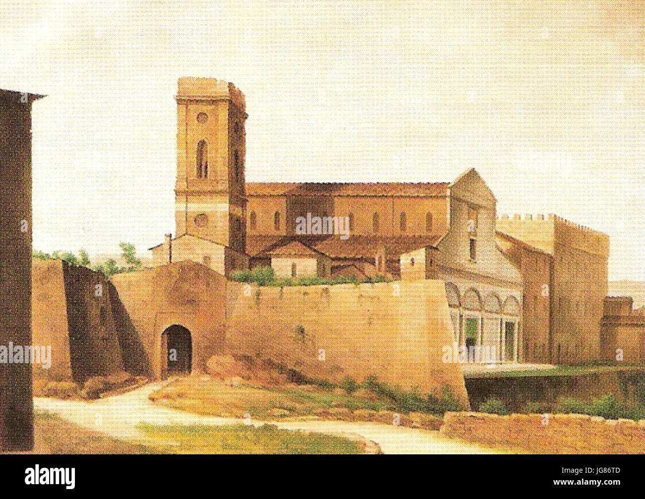 View of Ancient Florence by Fabio Borbottoni 1820-1902 286 9 Stock ...