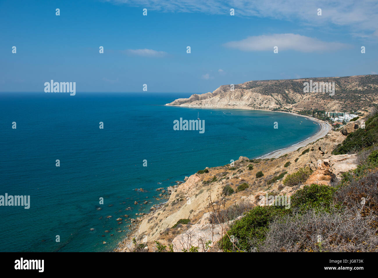 Aerial view pissouri bay hi-res stock photography and images - Alamy