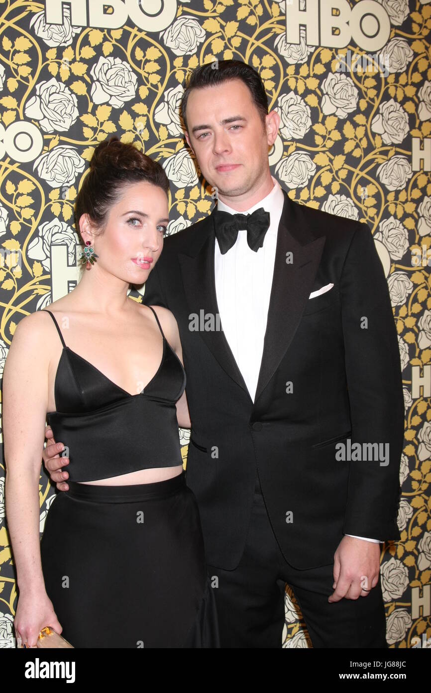 Zoe lister jones colin hanks hi-res stock photography and images - Alamy