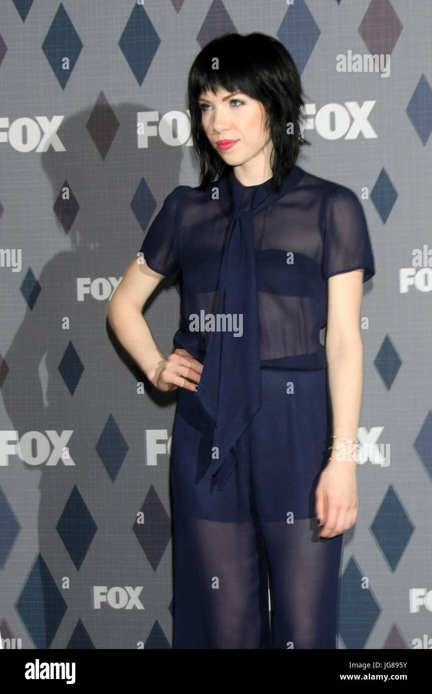 Pasadena, CA, USA. 15th Jan, 2016. LOS ANGELES - JAN 15: Carly Rae ...