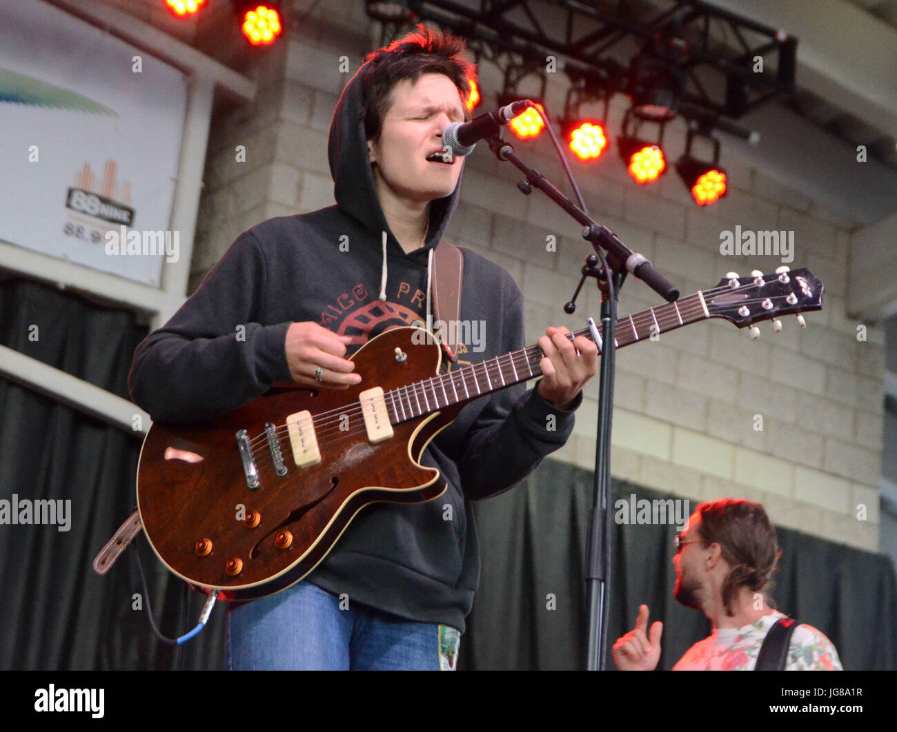Milwaukee, Wisconsin, USA. 2nd July, 2017. Lead singer Adrianne Lenker ...