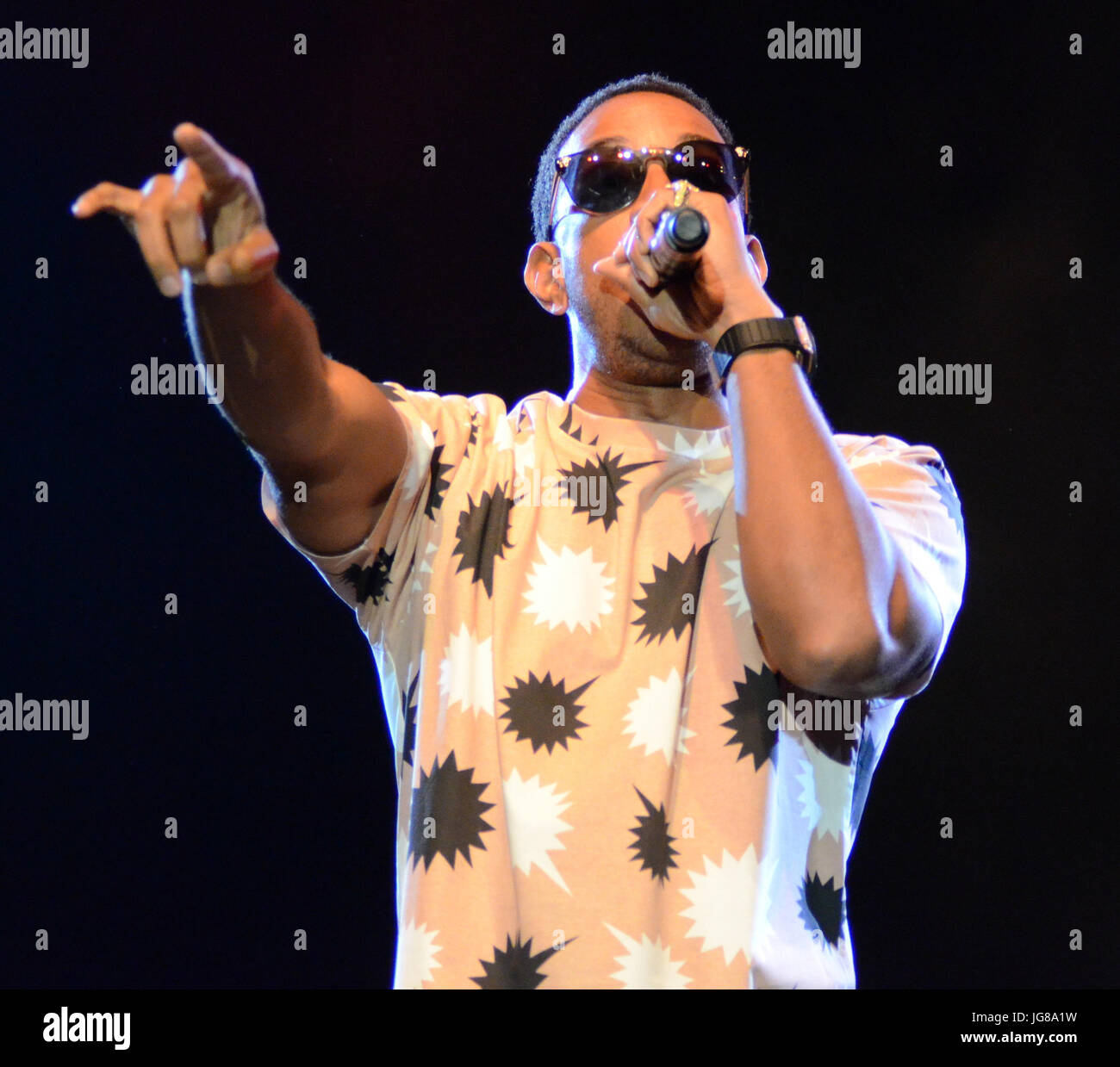 Milwaukee, Wisconsin, USA. 2nd July, 2017. Rapper and actor Ludacris ...