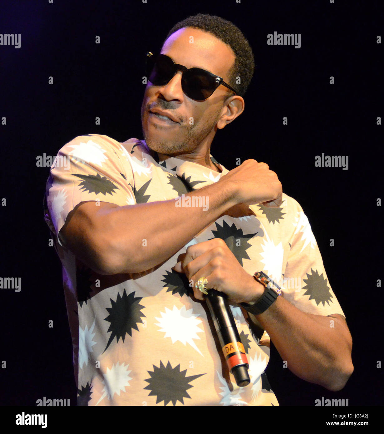 Milwaukee, Wisconsin, USA. 2nd July, 2017. Rapper and actor Ludacris ...