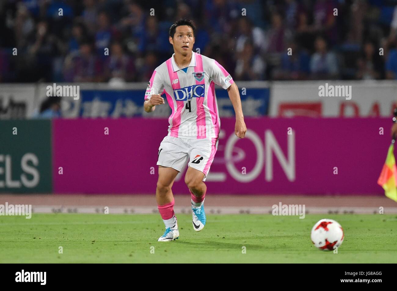 Yamanashi, Japan. 2nd July, 2017. Riki Harakawa (Sagan) Football/Soccer ...