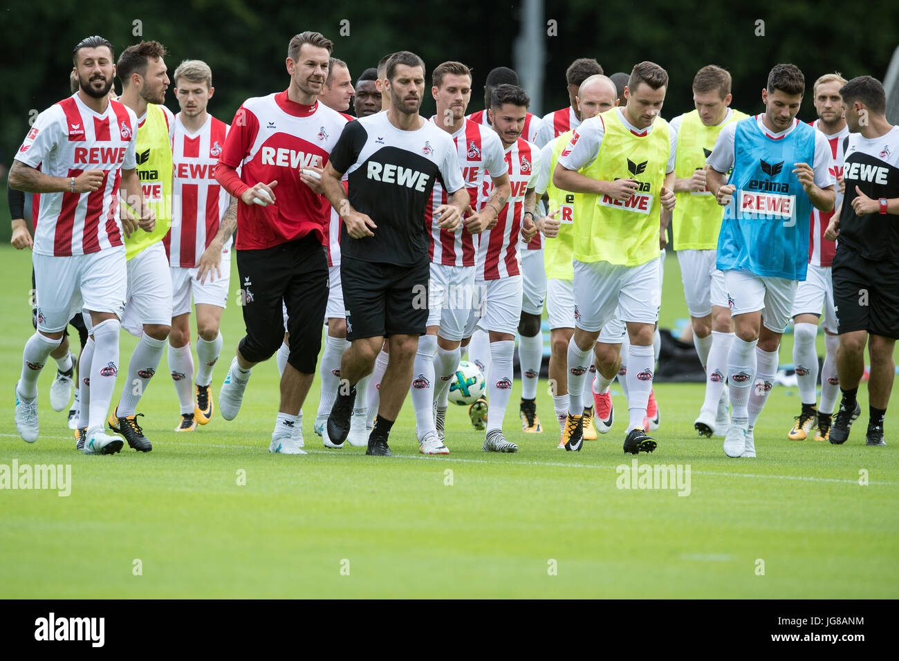 Cologne, Germany. 3rd July, 2017. The Cologne squad at a training ...
