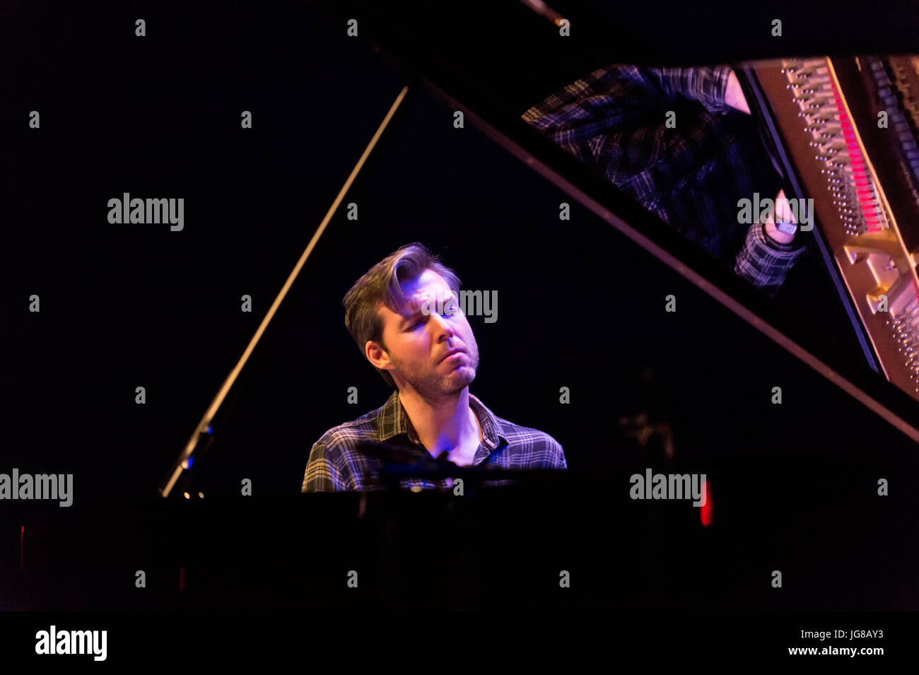 Montreal, CANADA - 3 July 2017: Gwilym Simcock performs at Jazz ...