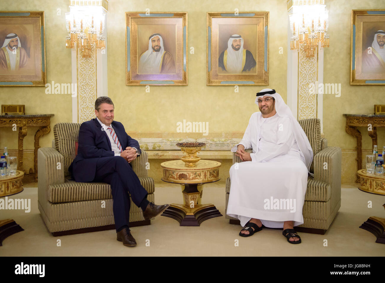 Abu Dhabi, United Arab Emirates. 3rd July, 2017. German Minister of ...