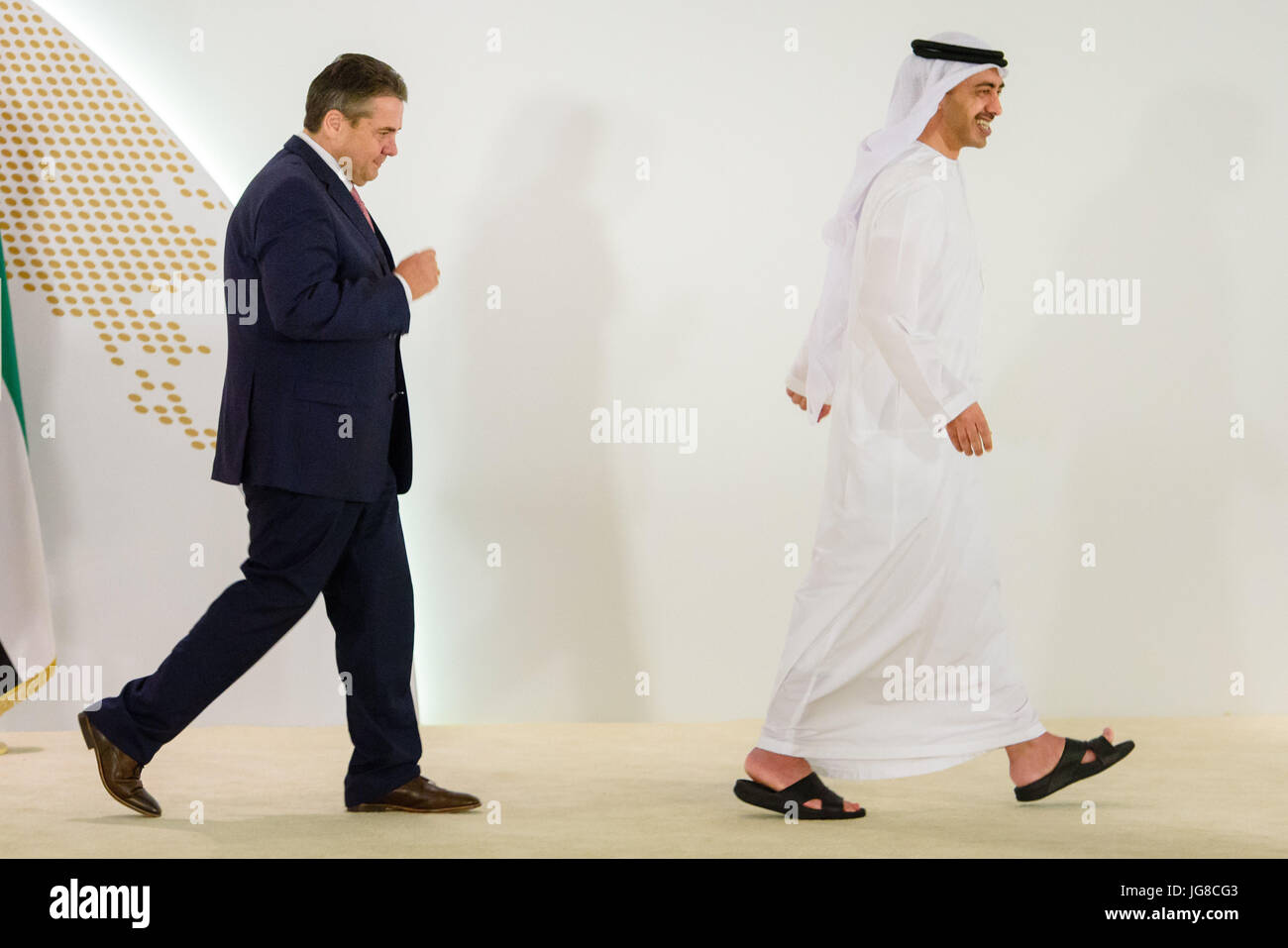 Abu Dhabi, United Arab Emirates. 3rd July, 2017. German Minister of ...