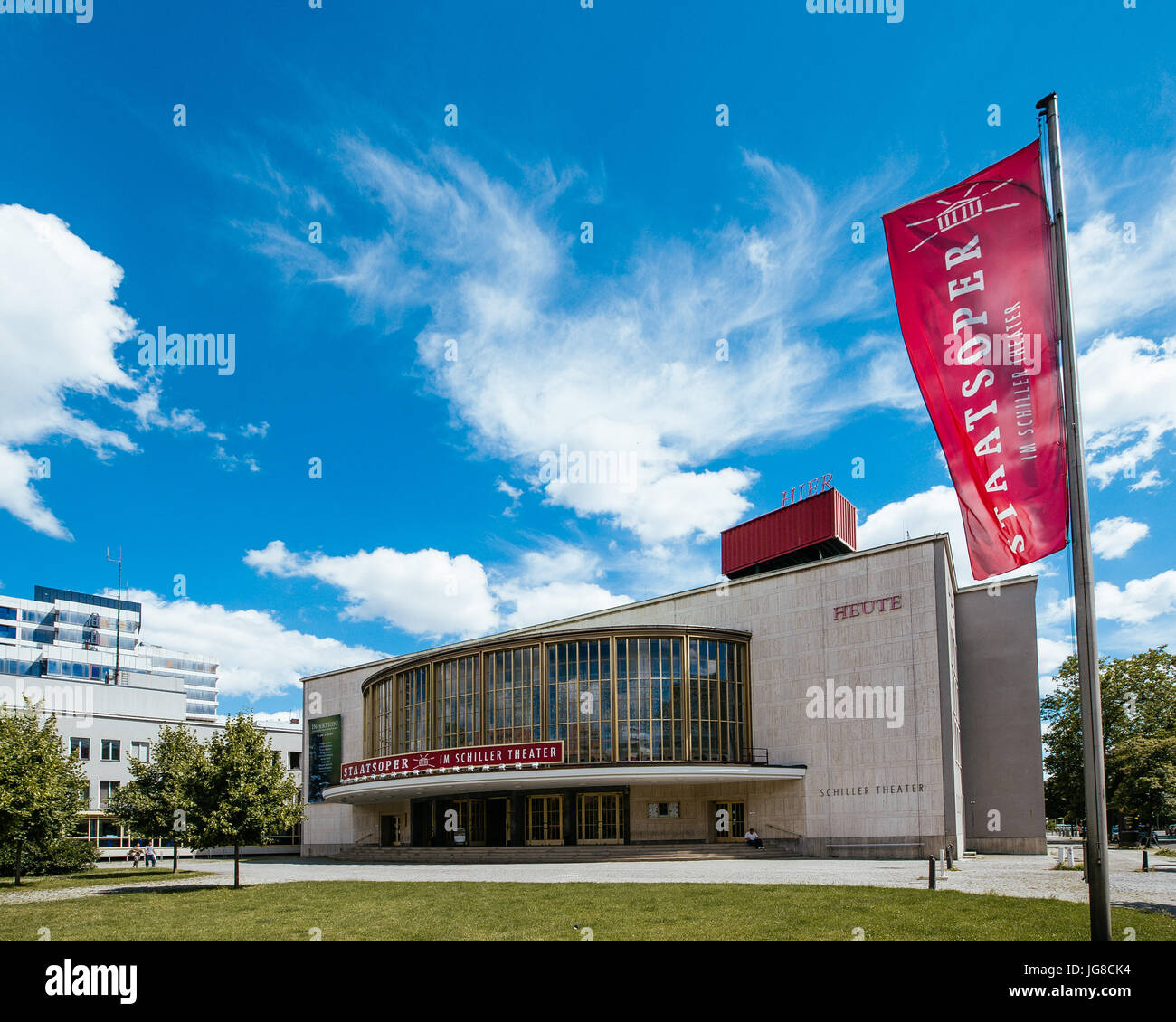 The Building of "Schillertheater Berlin" on June 23, 2017 in Berlin ...