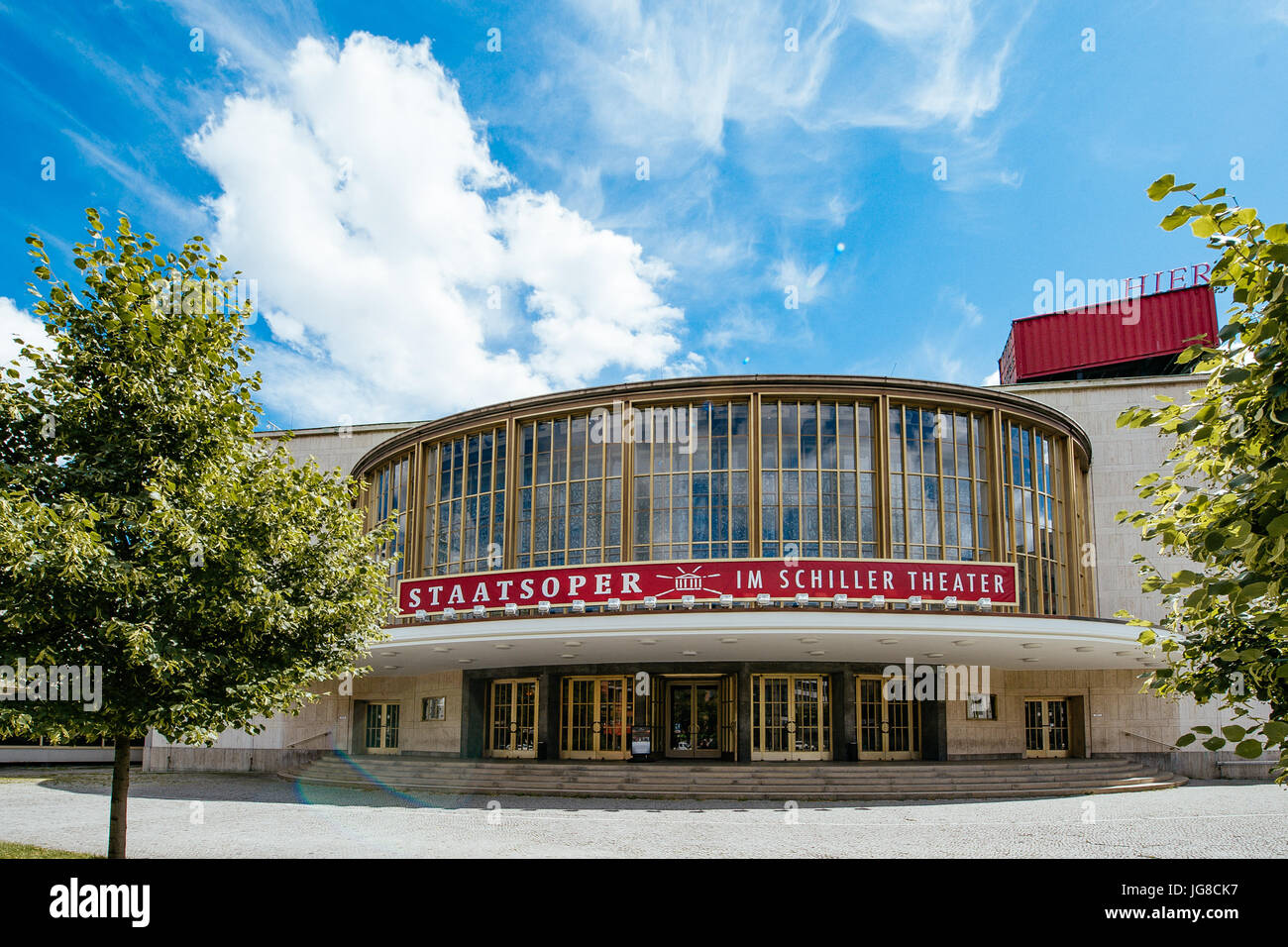The Building of "Schillertheater Berlin" on June 23, 2017 in Berlin ...