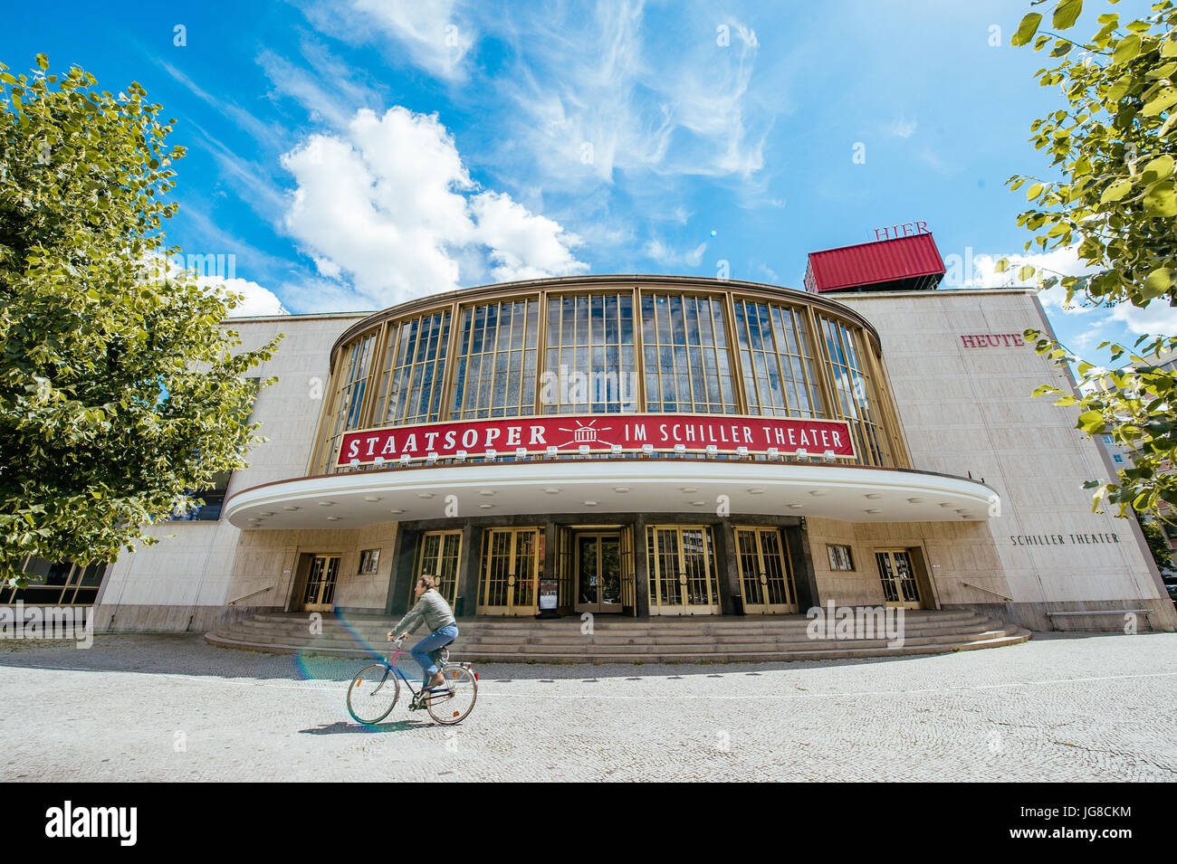 The Building of "Schillertheater Berlin" on June 23, 2017 in Berlin ...