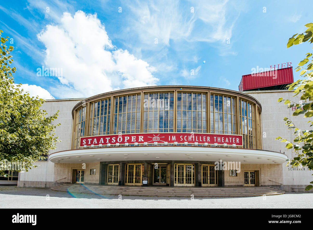 The Building of "Schillertheater Berlin" on June 23, 2017 in Berlin ...