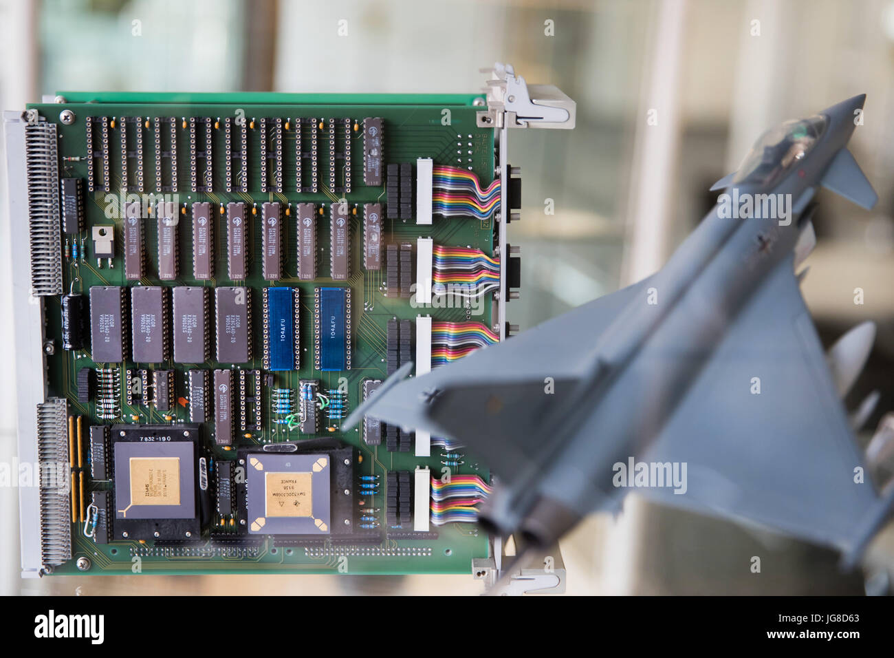 Nuremberg, Germany. 4th July, 2017. A circuit board for the sensor ...