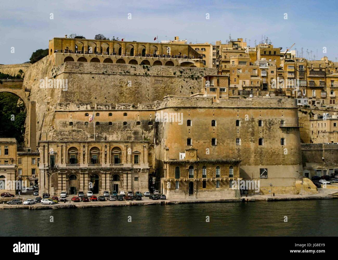 Valletta, Malta. 11th Oct, 2004. Viewed from the Grand Harbour, the ...
