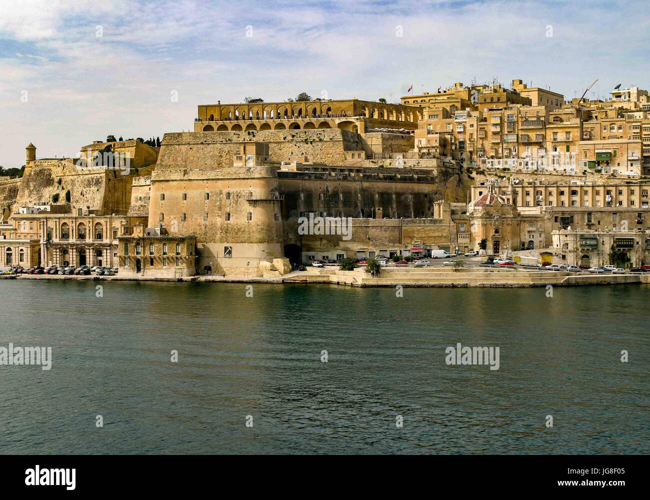 Valletta, Malta. 11th Oct, 2004. Viewed from the Grand Harbour, the ...