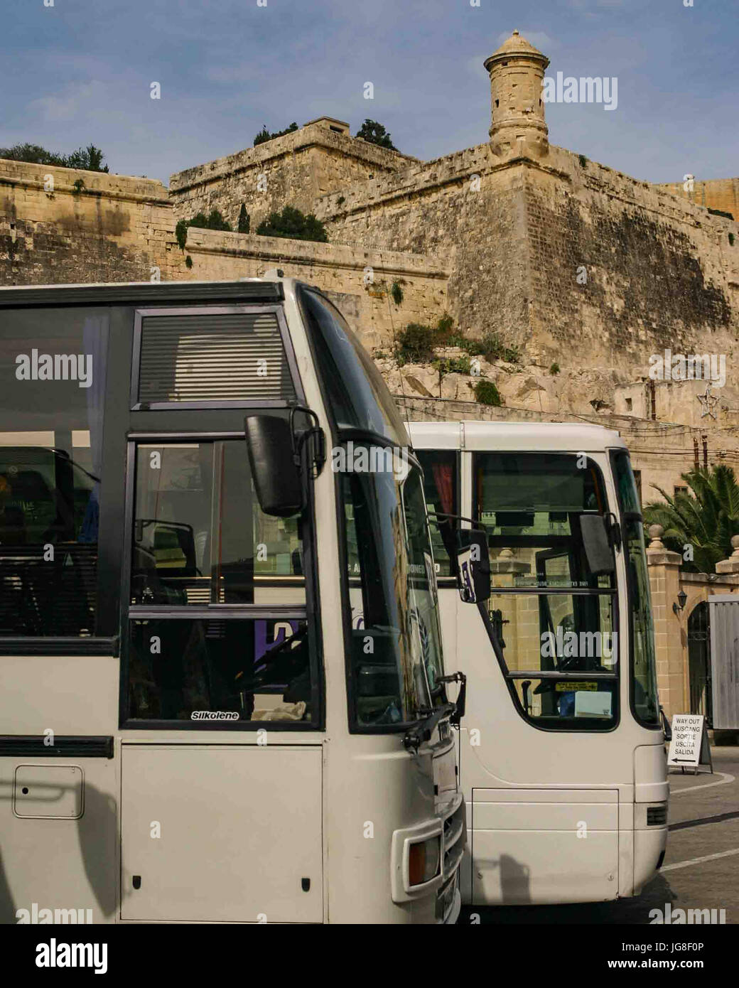 Malta tourist buses hi-res stock photography and images - Alamy