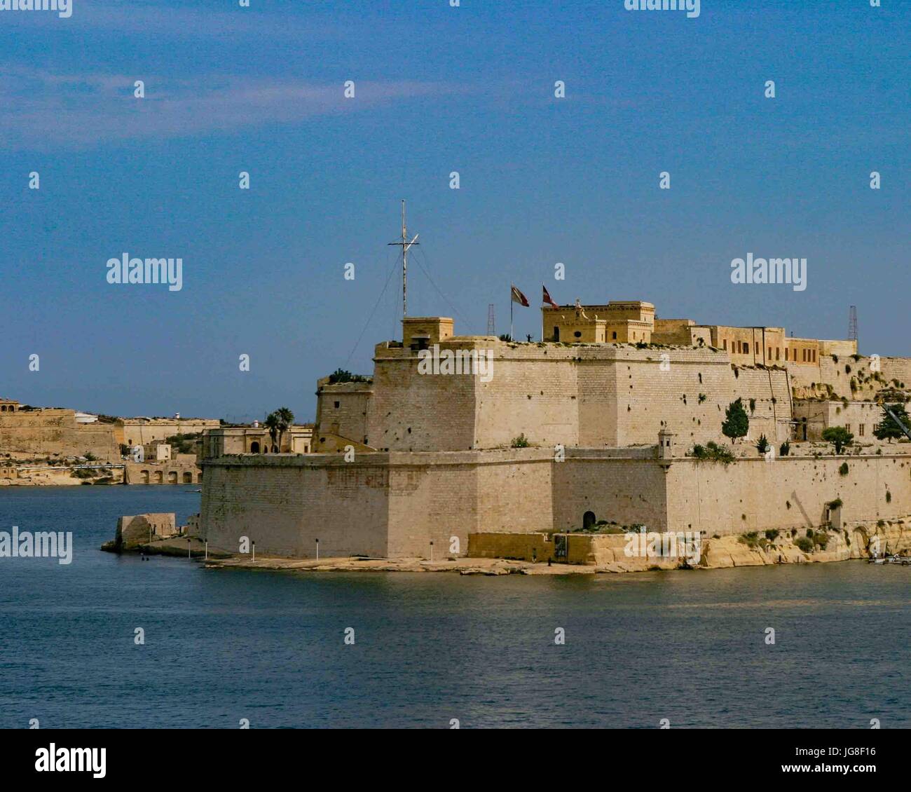 Valletta, Malta. 11th Oct, 2004. Historic bastioned medieval Fort Saint ...