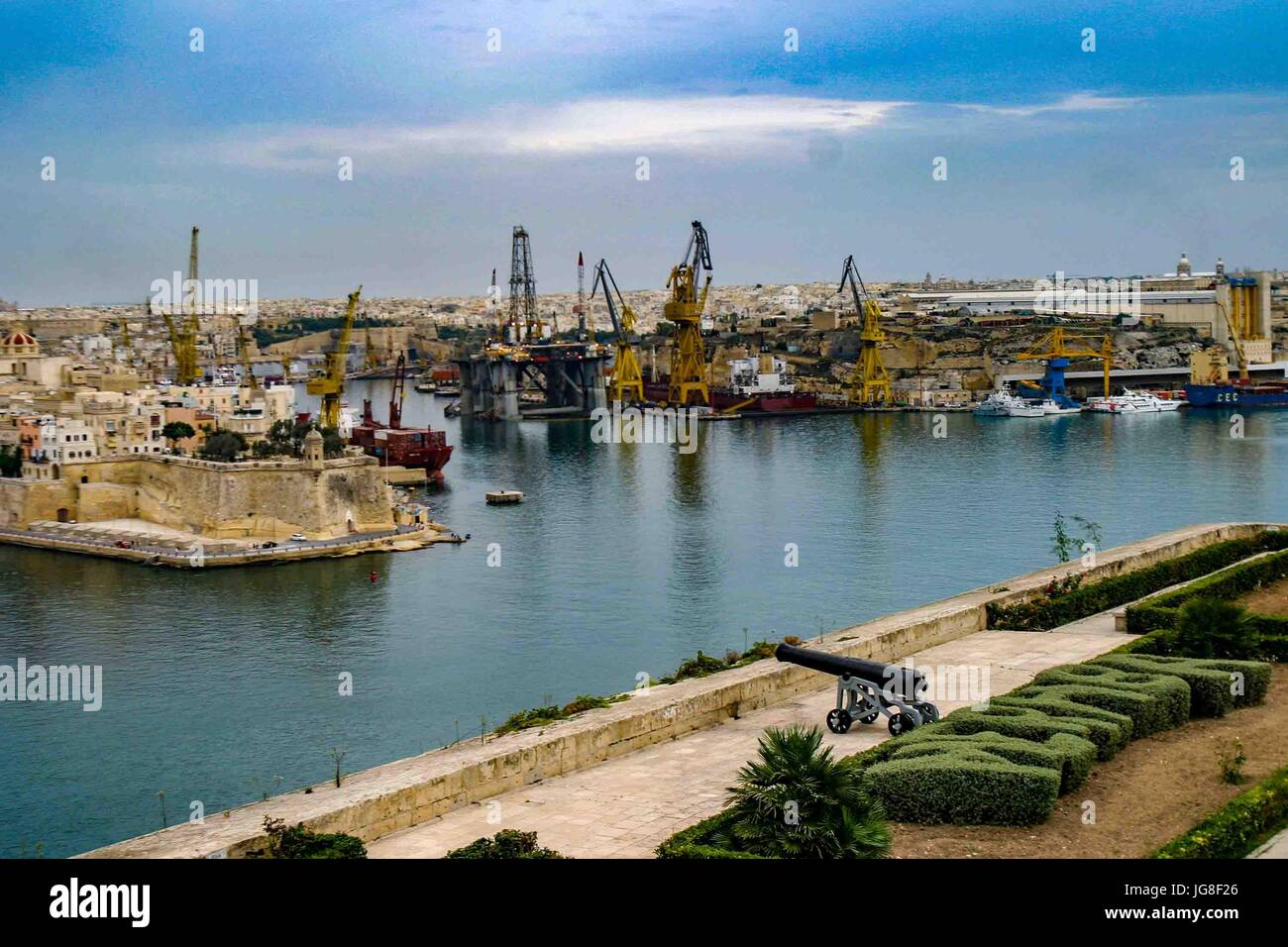 The highest point on the maltese hi-res stock photography and images ...