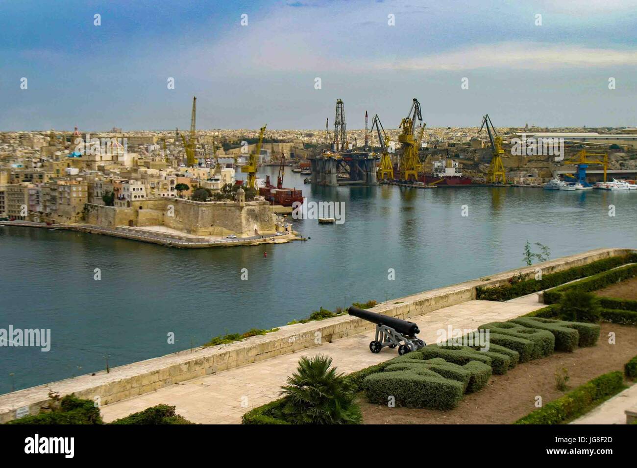 The highest point on the maltese hi-res stock photography and images ...