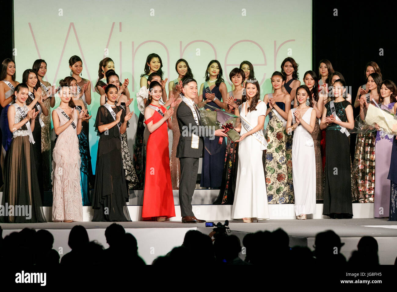 Miss Universe Japan 2017 winner Momoko Abe poses during the Miss ...