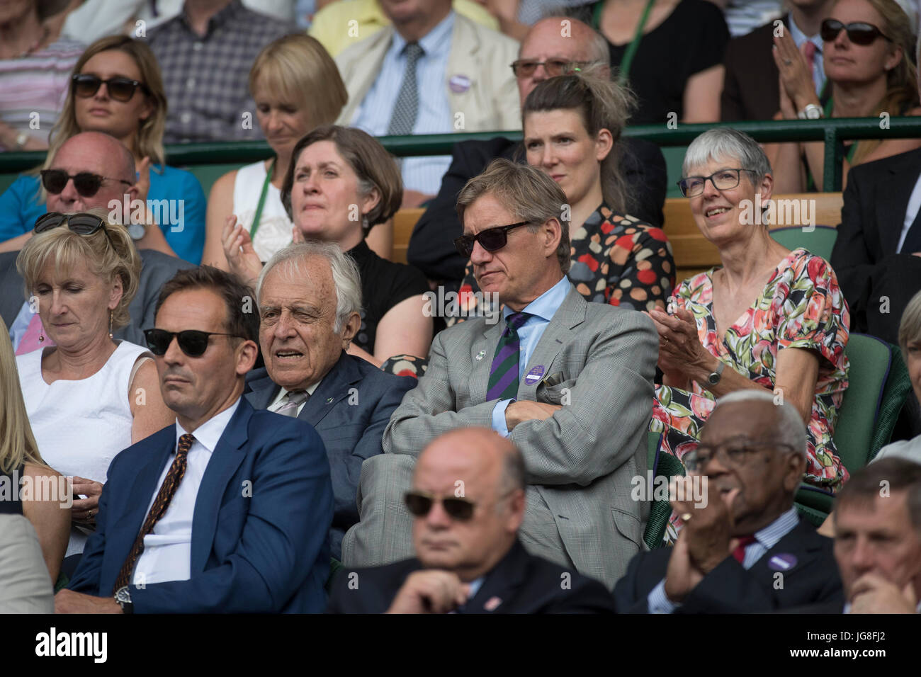 London, UK. 4th Jul, 2017. The Wimbledon Tennis Championships 2017 held ...