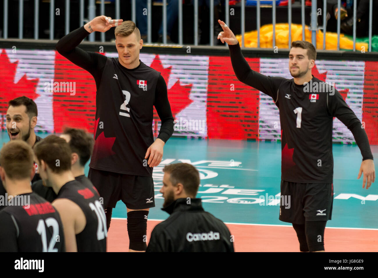 Curitiba, Brazil. 04th July, 2017. John Gordon Perin and Tyler Sanders ...