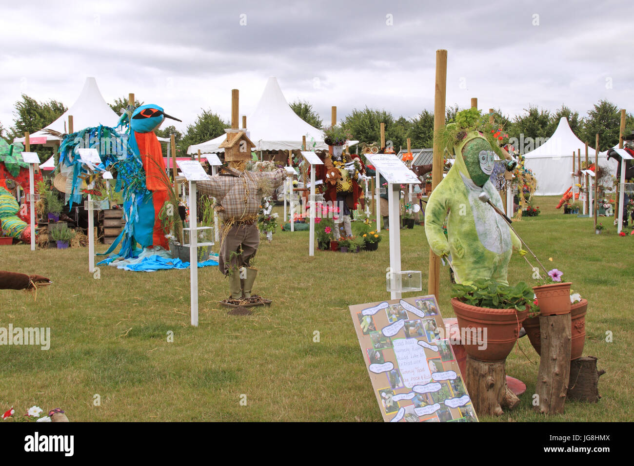 Scarecrow Competition. RHS Hampton Court Palace Flower Show 2017 ...