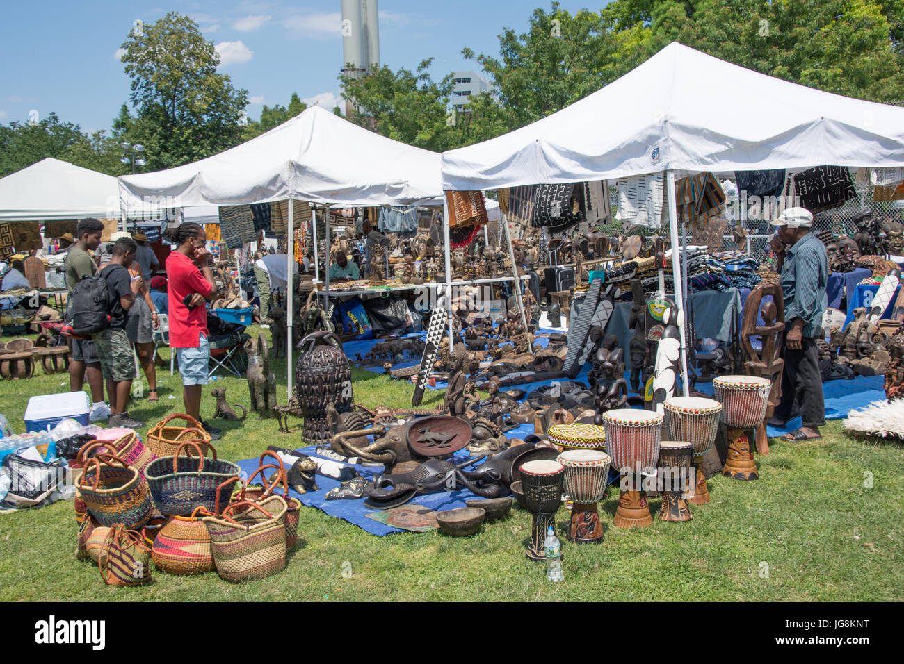 Brooklyn, USA. 4th July, 2017. A panoply of cultural products and ...