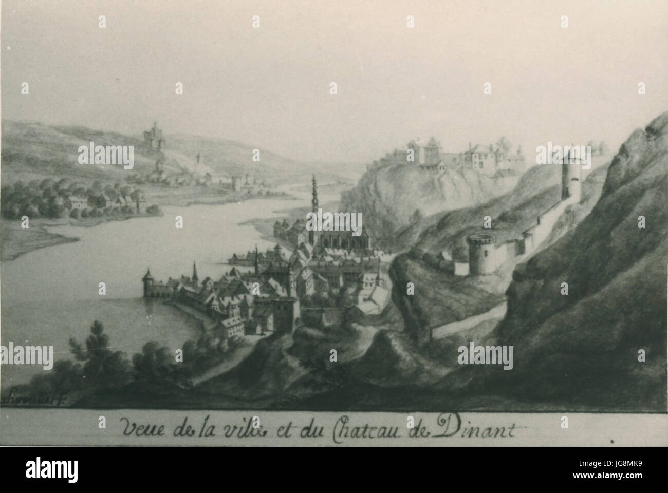 Map of dinant hi-res stock photography and images - Alamy