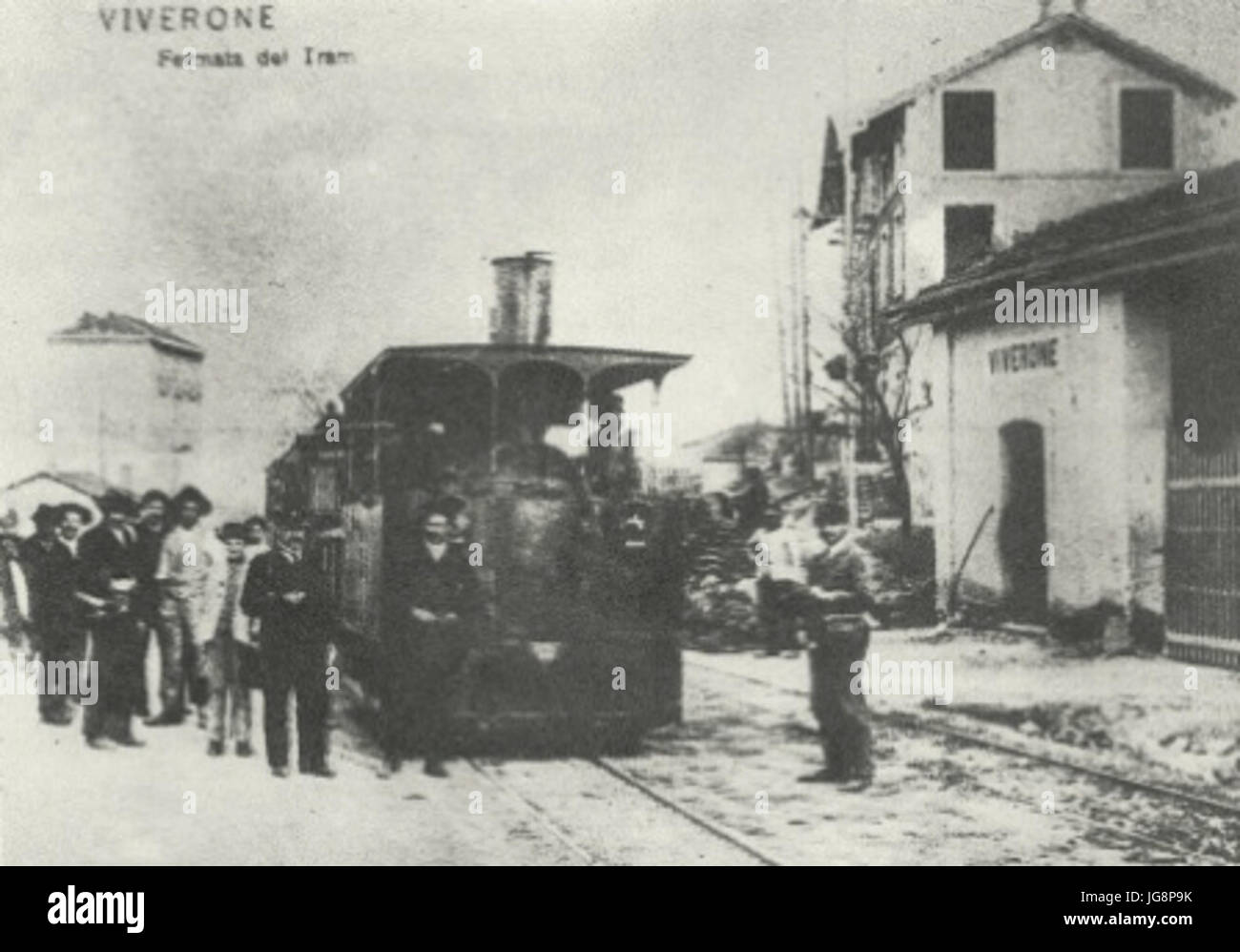 Viverone steam tramway Stock Photo - Alamy