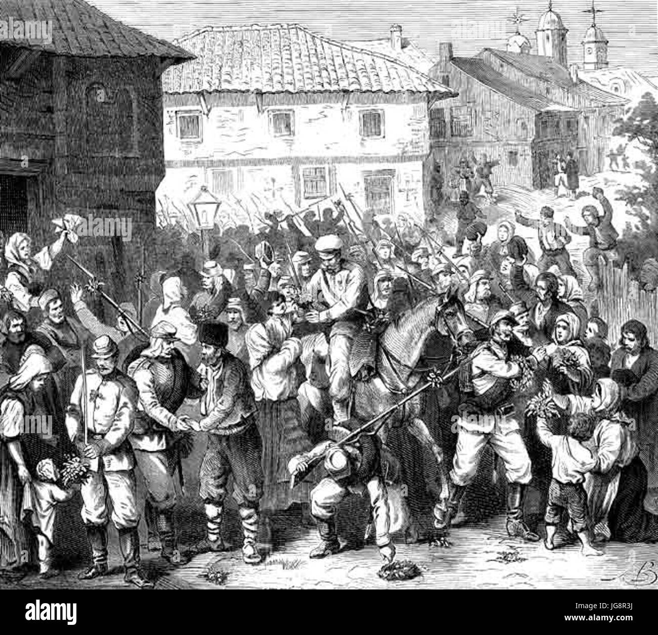 Russo turkish war map hi-res stock photography and images - Alamy