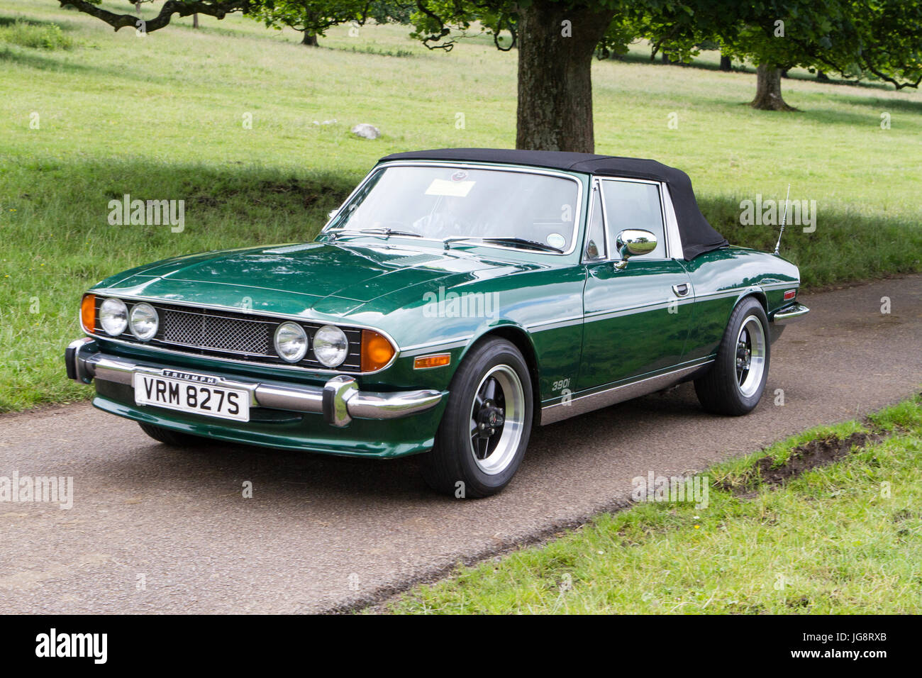 VRM827S green 1976 Triumph Stag Classic, collectable restored vintage ...