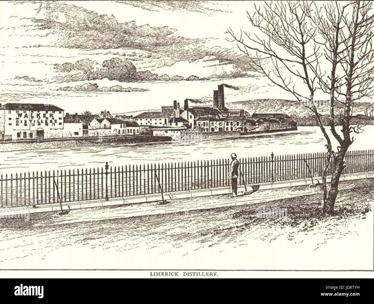 Walker s distillery Alfred Barnard Stock Photo - Alamy