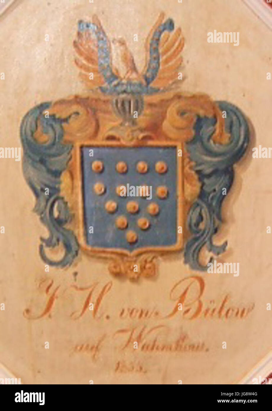 Wappen Bülow Wamckow Stock Photo - Alamy