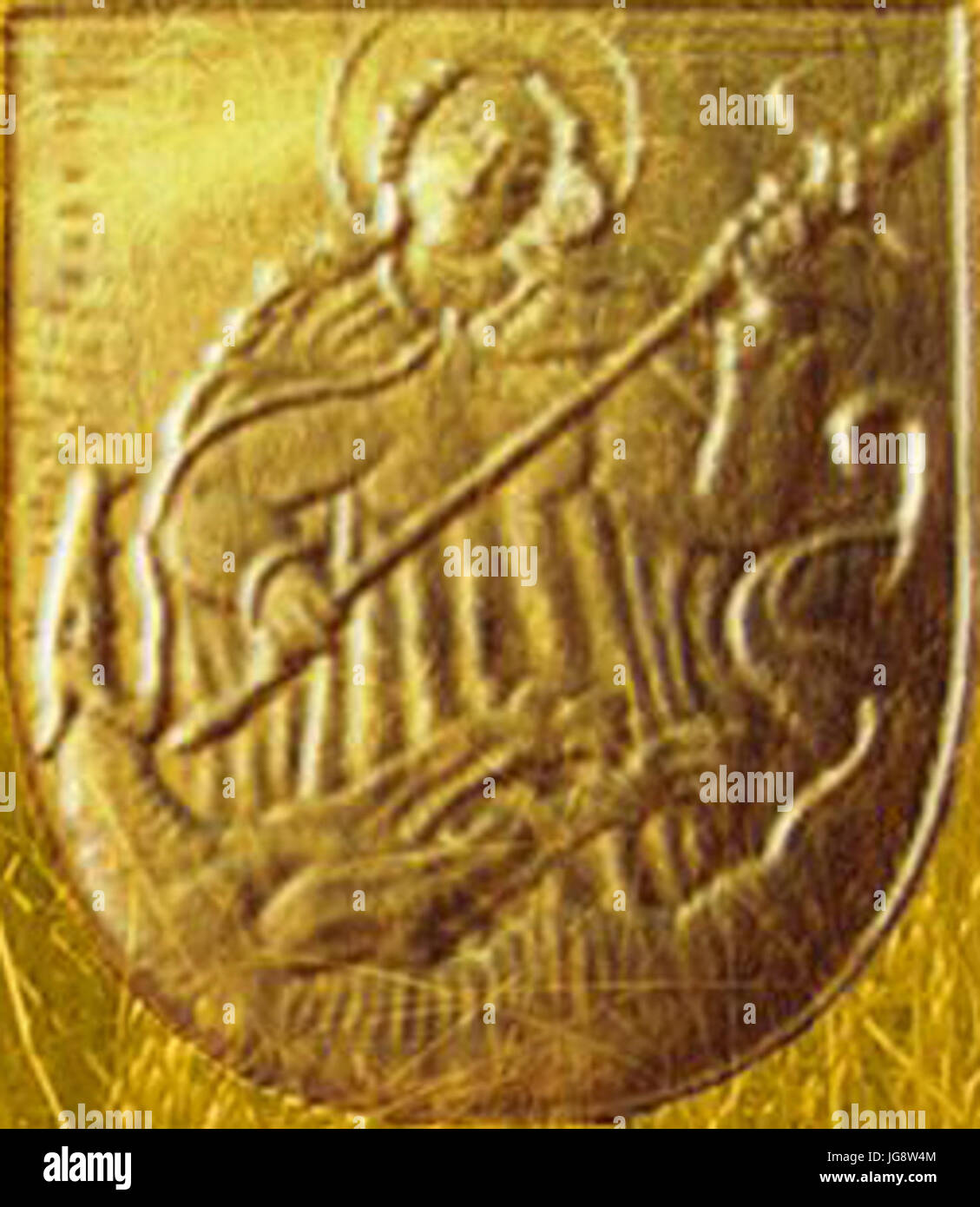 Wappen Crossen an der Elster 28Gold29 Stock Photo - Alamy