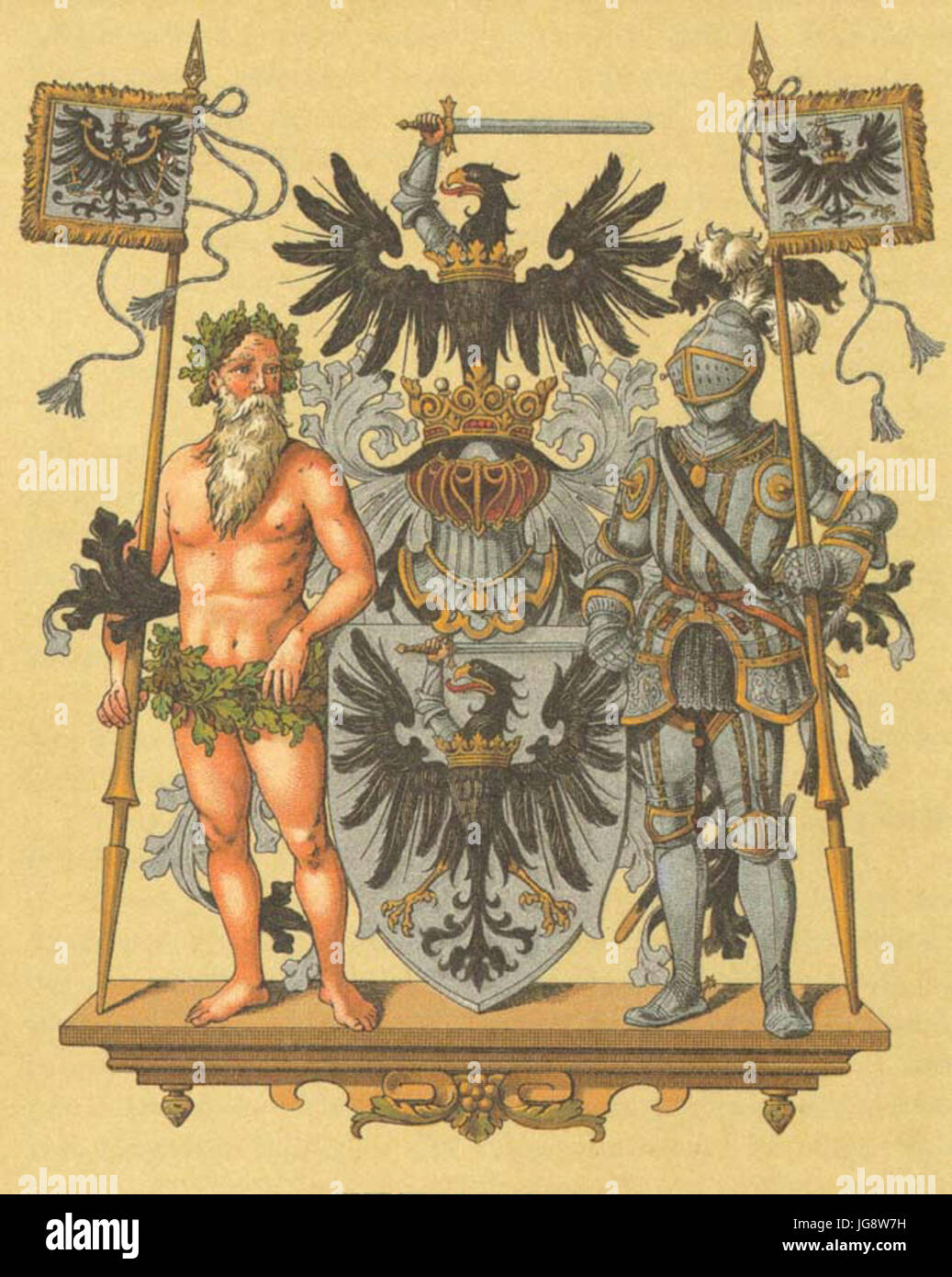 Wappen Preußische Provinzen - Westpreußen Stock Photo - Alamy