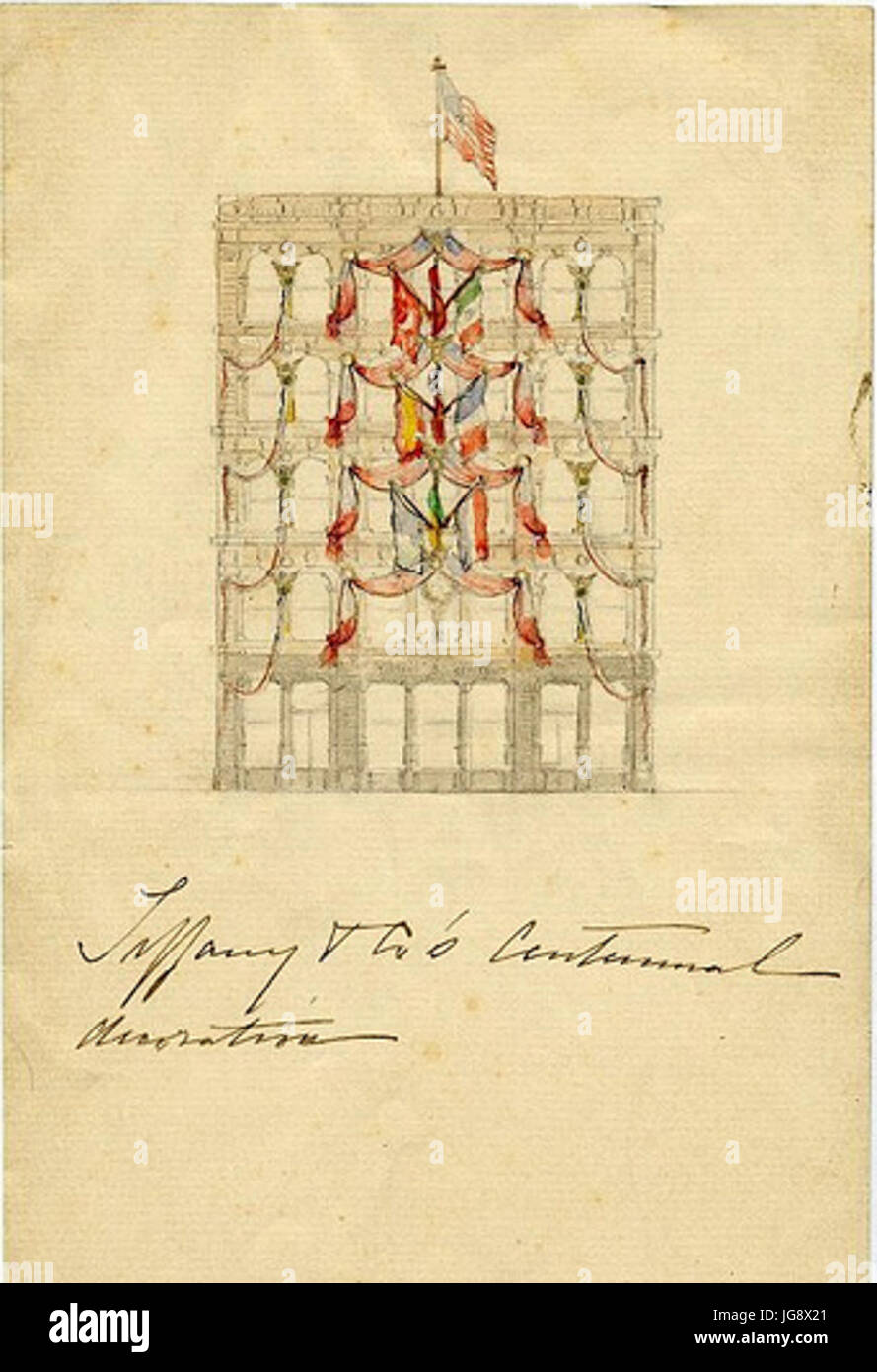 Tiffany drawing hi-res stock photography and images - Alamy