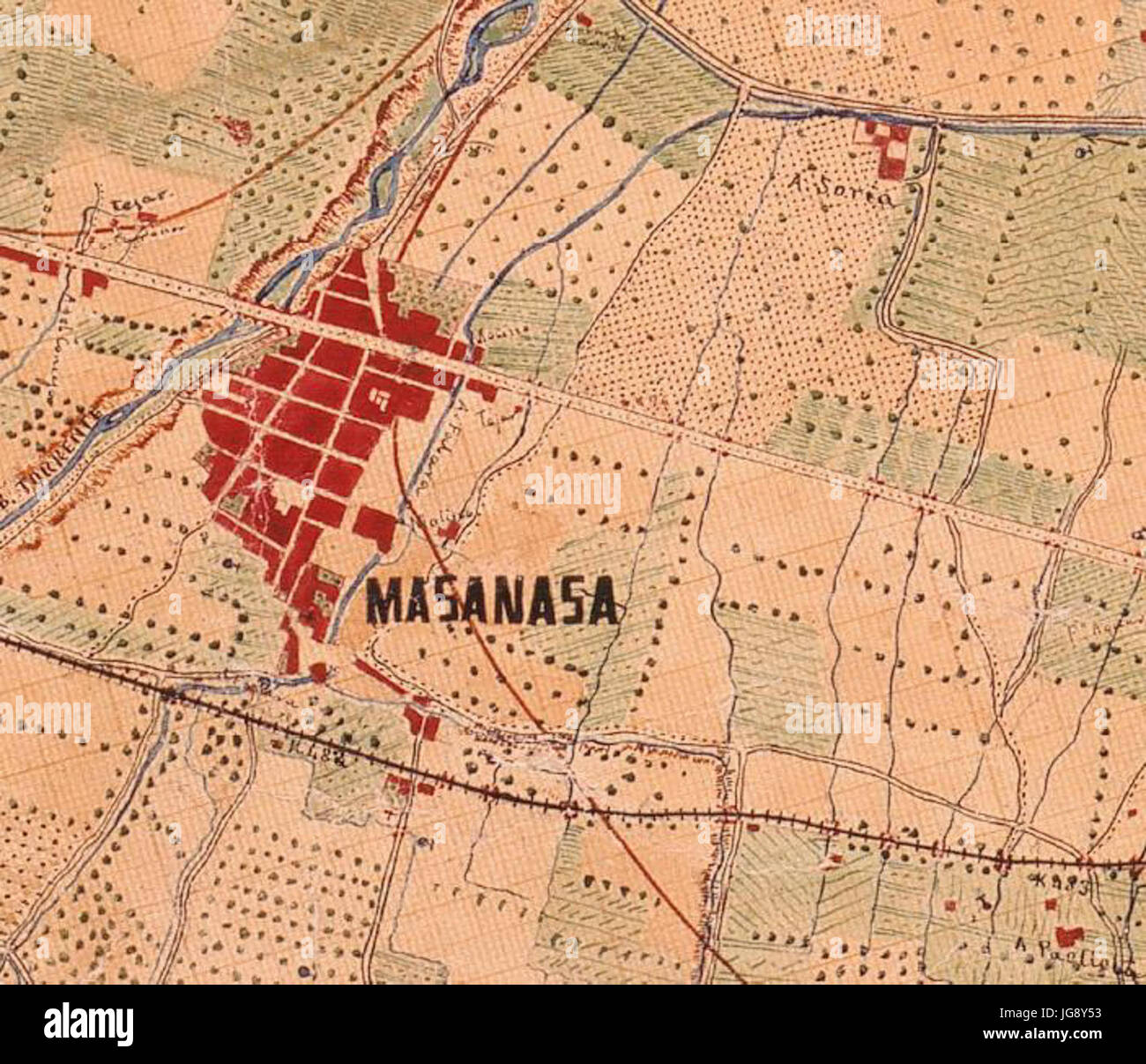 Masanasa, Massanassa (Valencia, Valá3A8ncia); de 1883 Stock Photo - Alamy