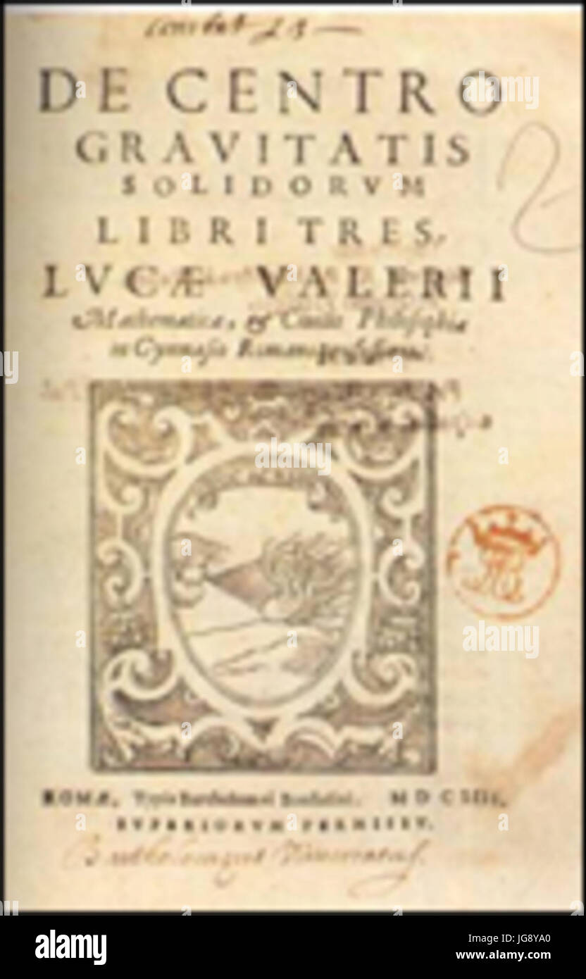 Luca Valerio s book Stock Photo - Alamy