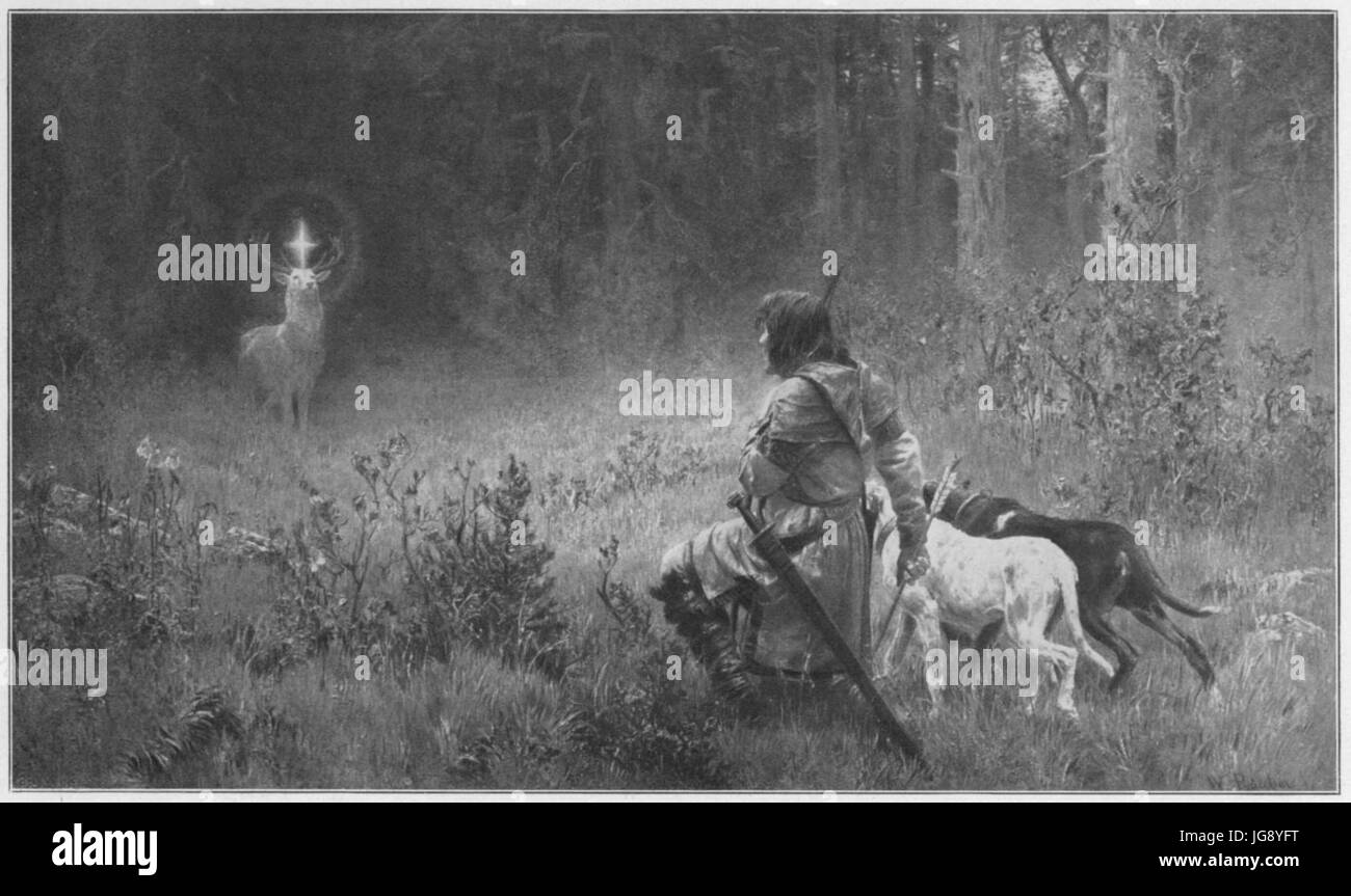 Wilhelm Räuber Hubertus Stock Photo - Alamy