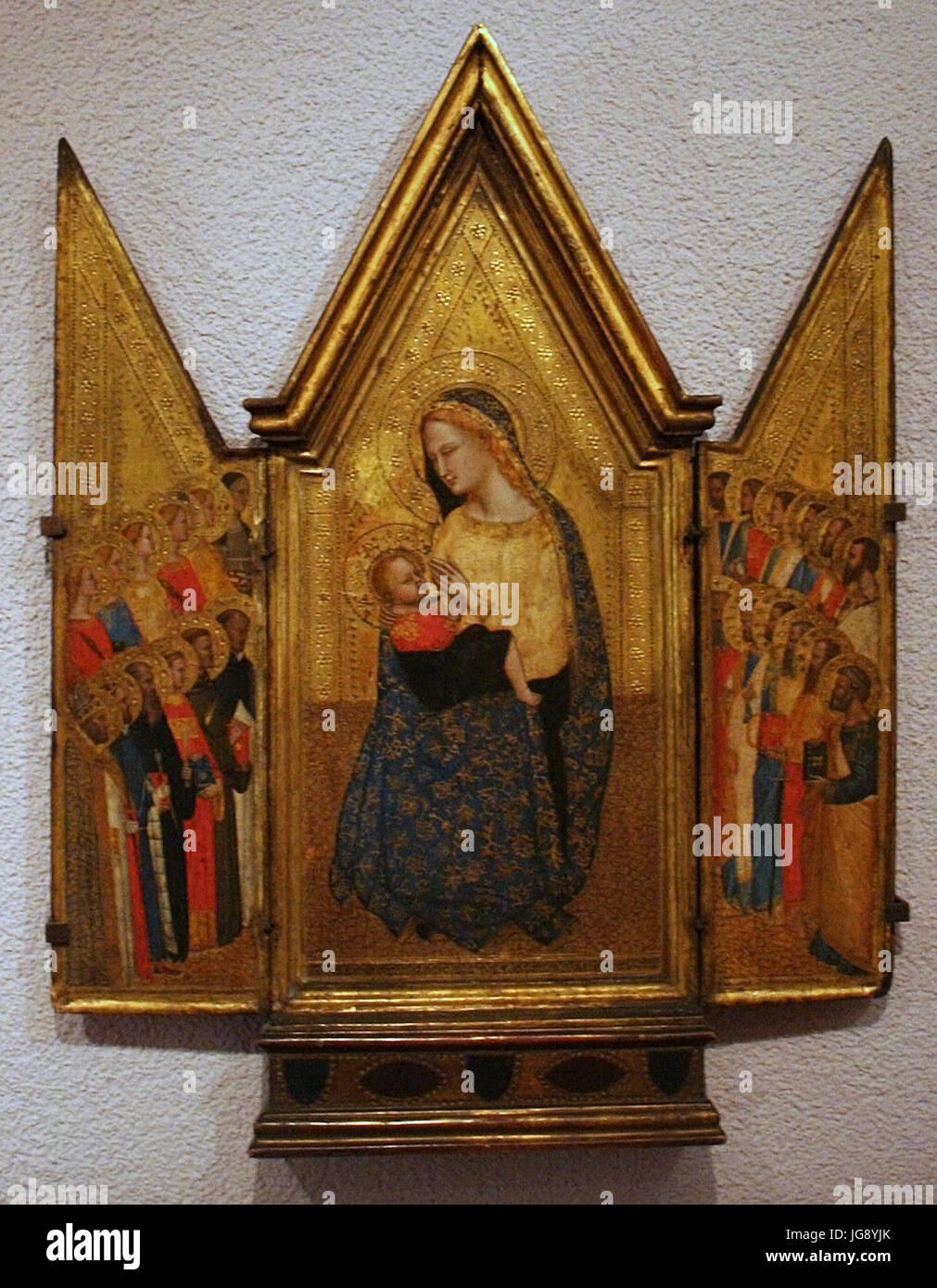 Maso di Banco - La Vierge et l Enfant entre les saints Stock Photo - Alamy