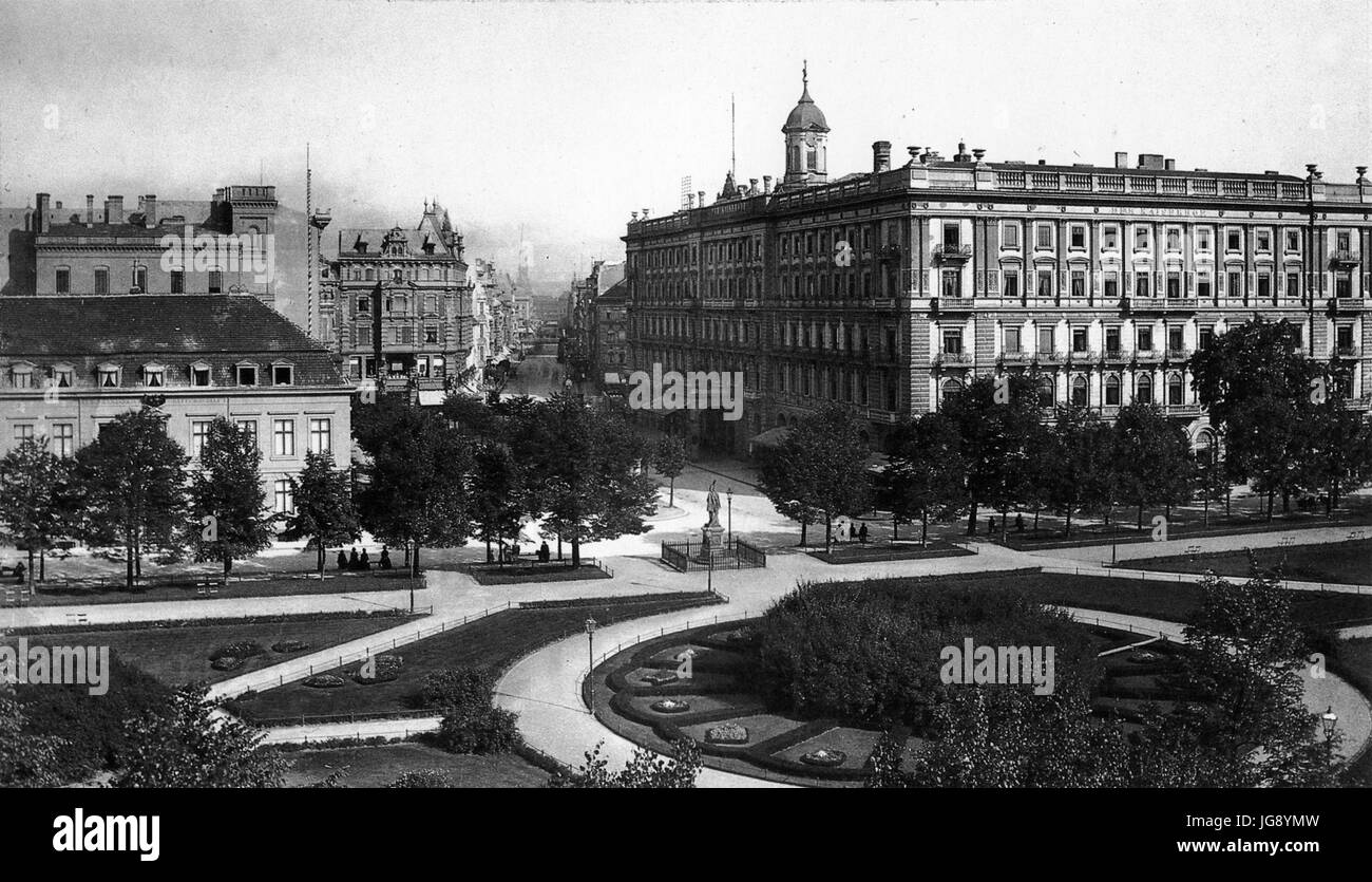 Wilhelmplatz, Berlin 1900 Stock Photo - Alamy
