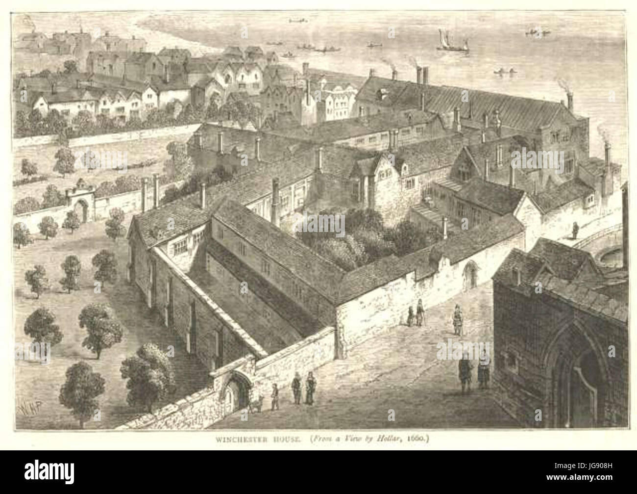 Winchester palace map hi-res stock photography and images - Alamy