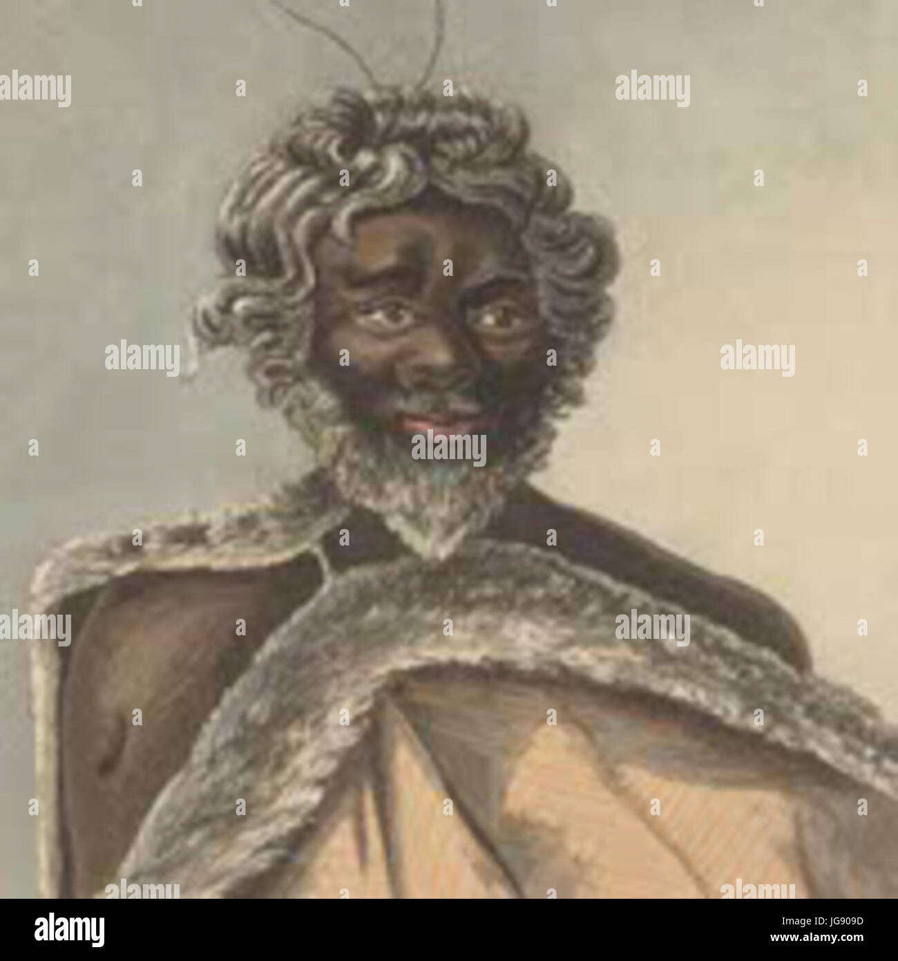 Windradyne Aust. Aboriginal warrior from the Wiradjuri Stock Photo - Alamy