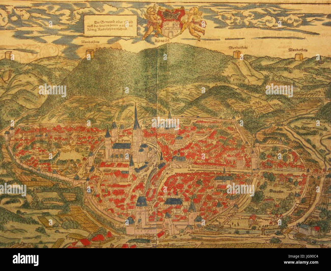 Alsace map ancient hi-res stock photography and images - Alamy