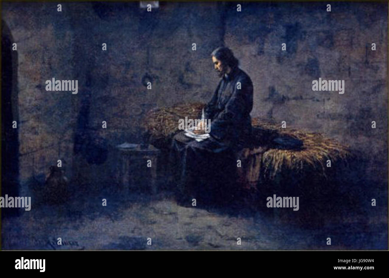 Mathauser Josef - Hus ve vlhkém a tmavém vězení Stock Photo - Alamy