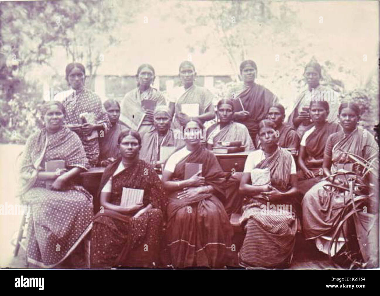Women at a missionary school in Madurai Stock Photo - Alamy
