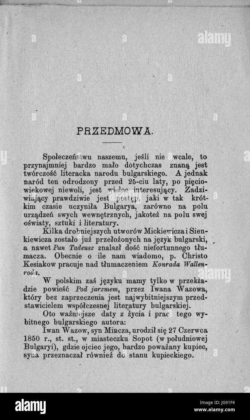 Wybór nowel (Wazow) 004 Stock Photo - Alamy