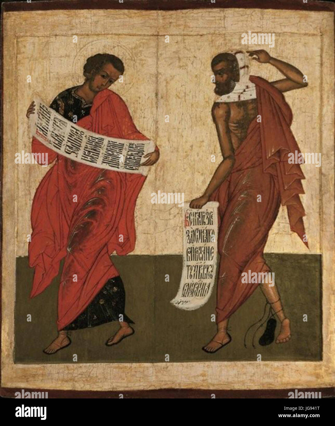 Zechariah and Bileam 2817th-century Russia29 Stock Photo - Alamy